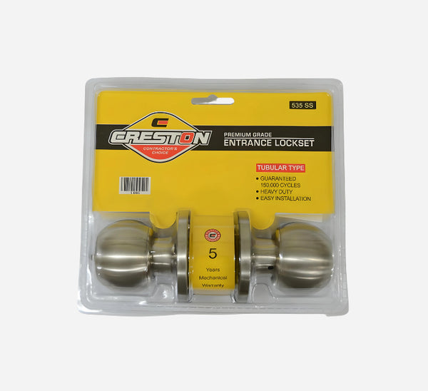 CRESTON TUBULAR ENTRANCE LOCKSET Mackun Hardware - Mackun Hardware