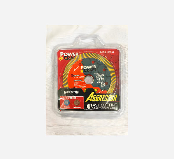 POWERCRAFT DIAMOND BLADE TURBO RIM (GRANITE) SUPER THIN - Mackun Hardware